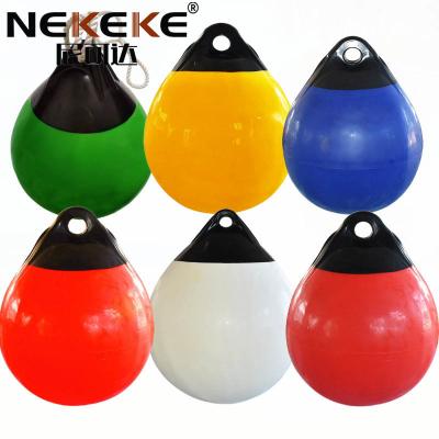 China Round PVC Marine Marker Buoys 250x310mm to 750x800mm Inflatable Boat Fenders with Cold and UV Resistance for sale