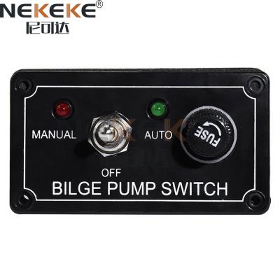 China 12V 5A IP65 Waterproof Marine Switch Panel with Overload Protection and Indicator Light for sale