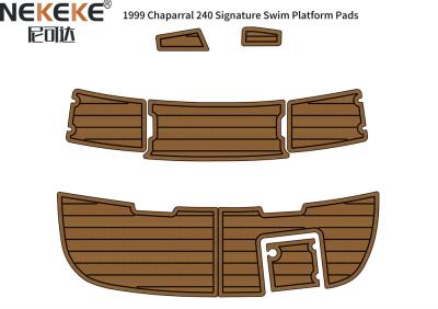 China Marine EVA Flooring for 1999 Chaparral 240 Signature Self Adhesive Faux Teak Boat Deck Mat for sale