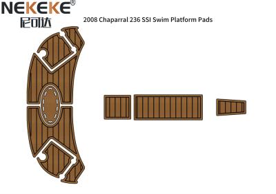 China Marine EVA Flooring for 2008 Chaparral 236 SSI Self Adhesive Faux Teak Boat Deck Mat for sale