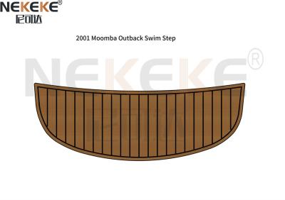 China Marine EVA Flooring for 2001 Moomba Outback Self Adhesive Faux Teak Boat Deck Mat for sale