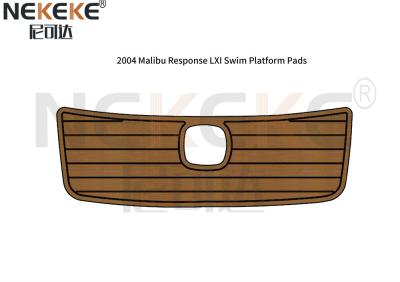 China Marine EVA Flooring for 2004 Malibu Response LXI Self Adhesive Faux Teak Boat Deck Mat for sale