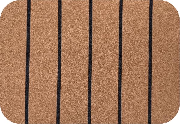 Quality Self-Adhesive PVC Marine Non-Slip Flooring Mat, Macadam Texture Brown Black Striped Boat Deck Pad, UV Resistant Anti-Skid Mat For Inflatable Boats And Yachts for sale