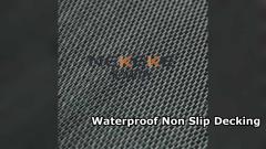 Boat RV Decking Waterproof Non Slip PVC Woven