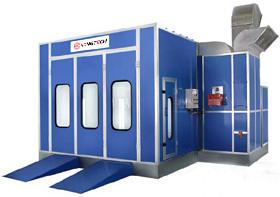 China Infrared Car Spray Cabinet oven , Vehicle Spray Painting Booths with heating system for sale