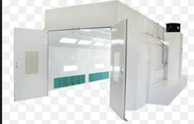 China 380V Down Draft Infrared Industrial Spray Booth Equipment , 70mm * 1150mm for sale