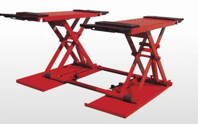 China Electric Removable Hydraulic Auto Lift , Scissor Car Lift For Vechile / Truck for sale
