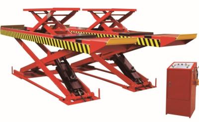 China Low Profile Mobile SCISSOR Hydraulic Auto Lift 220V for Wheel Alignment for sale