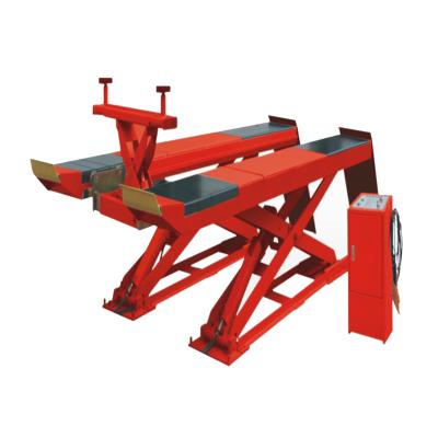 China Low Profile Car Hydraulic Lift Scissor Ramp For Wheel Alignment for sale