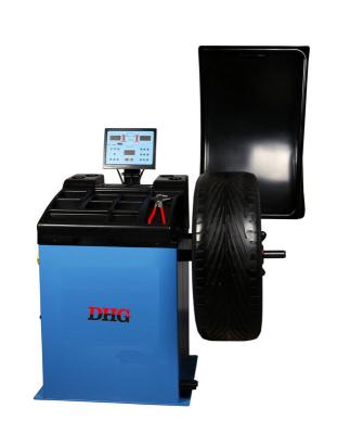 China Full Automatic Digital Wheel Balancer Machine 0.2 - 0.25Kw For Motorcycle for sale