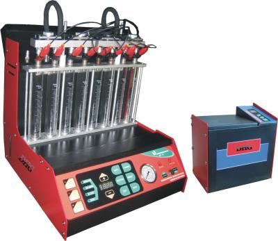 China Automotive Engine Carbon Fuel Injector Cleaning Machine , 8 Cylinders Injectors for sale