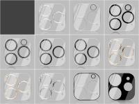 China Anti Fall High Grade Eagle Camera Lens Protector For IPhone 14 Pro Max for sale