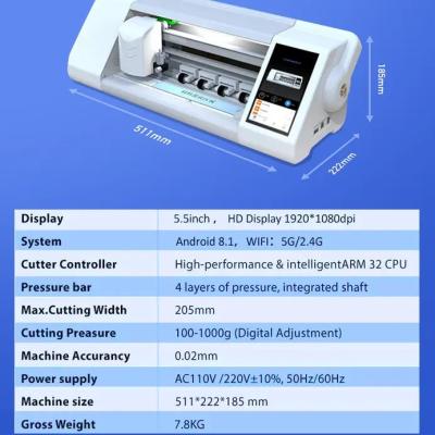 中国 注文のヒドロゲルの窓のフィルムの作図装置のカッター機械裏窓のフィルム機械を作る移動式スクリーンの保護装置 販売のため