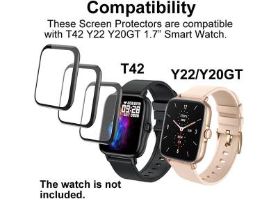Cina protettore dello schermo di Smartwatch curvo copertura totale di vetro del bordo 1.3inch 3 PACCHETTI in vendita