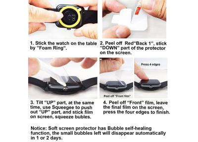 Cina L'orologio di Apple ultra scherma guarigione flessibile morbida di auto del graffio del protettore 49mm TPU l'anti in vendita