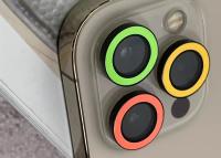 China Anti Fall Premier Luminous Camera Lens Protector For IPhone 12 Pro Max for sale
