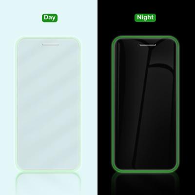 Cina Proteggi schermo in vetro temperato luminoso e luminoso per Iphone 12 Cornice fluorescente in vendita