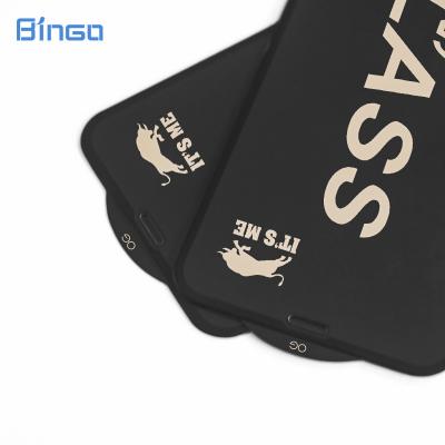 中国 3D OGの気性のIPhone 14のプロ最高の高い定義反空電のためのガラス電話スクリーンの保護装置 販売のため