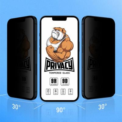 Cina 9h durezza garantisce la protezione della privacy con protettore protettore schermo in vetro temperato per iPhone 15 Pro Max in vendita