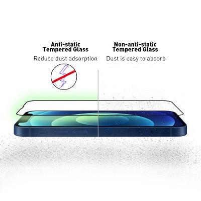 Cina Anti protettore statico dello schermo 3D di ESD per l'iPhone 11 12 13 pro massimi in vendita