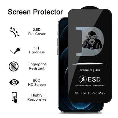 Cina Anti protettore statico dello schermo 3D di ESD per l'iPhone 11 12 13 pro massimi in vendita