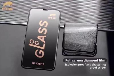 Cina Protettore di vetro temperato colla piena del protettore dello schermo di OG 3D per l'iPhone 14 13 pro anti rotti in vendita