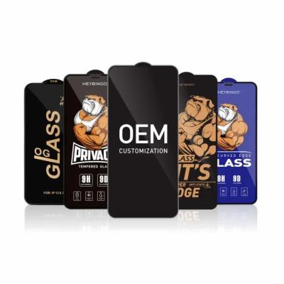 Cina Protettore dello schermo dell'OEM 9H 3D di personalizzazione per l'iPhone 14 13 12 pro massimi in vendita