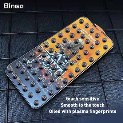 Cina Anti protettore opaco del vaglio a scosse 3d dito AG per pro massimo dell'iPhone 14 in vendita