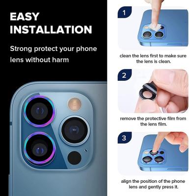 Cina Diamond Camera Lens Screen Protector di vetro per Iphone 12 13 14 più pro massimo in vendita