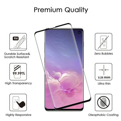 Cina Il vetro 3d del bordo curvo telefono cellulare ha curvato il vetro di For Samsung S21 3d della guardia dello schermo in vendita