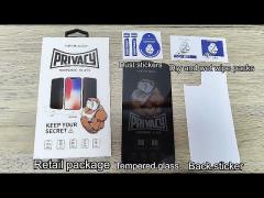 Anti Spy Privacy Screen Protector For Iphone 15 OEM ODM
