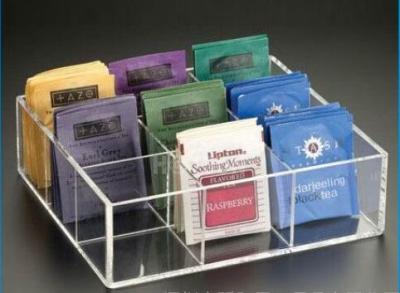 China clear crylic divided storage box for sale