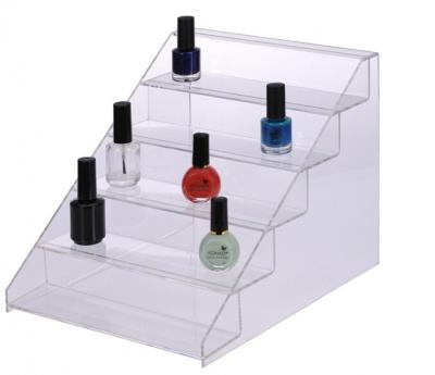 China Design Acrylic Nail Polish Floor Standing Racks Display for sale