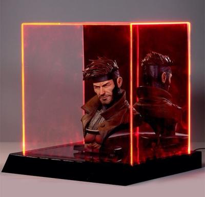 China customized LED acrylic display box with rred light for sale
