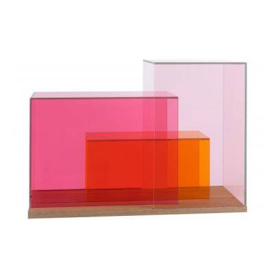 China Counter top colorful acrylic display box for sale