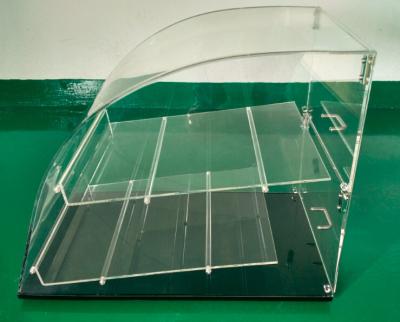 China Counter top acrylic bakery display case for sale