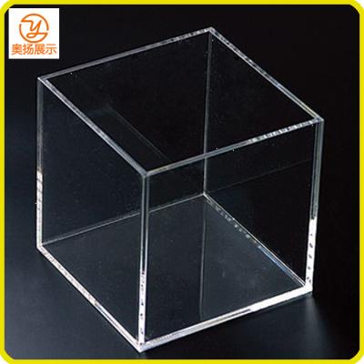China 5 sides clear square Acrylic box for sale