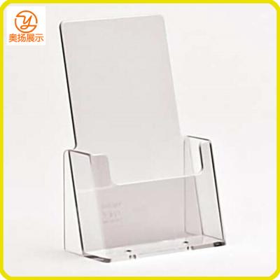 China custom A5,A4 size clear acrylic brochure holder flyer holder for sale
