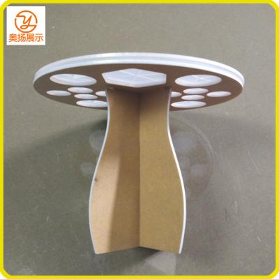 China white round acrylic brush dryer for makeup brush drying for sale