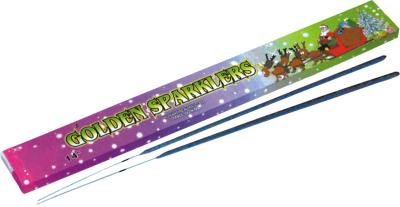 China 14 inch Hotselling Kids Toy Fireworks Event Sparkler  Indoor or outdoor Stick Golden Christmas USE for sale