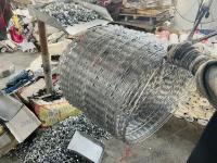 China Customers Requested Length Galvanized Razor Barbed Wire for Protective Construction Hot Dipped Galvanized for sale