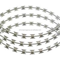 China Long-Lasting Cross Razor Type Razor Barbed Wire for Protective Construction for sale