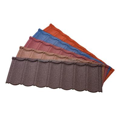 China Corrugated Roofing Sheet Iron Stone Color 860 *17mm* 6 Stone Coated Steel Roofing Tile Perfect for Customer Requirements for sale