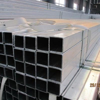 China Non-Alloy Made In Hot Dip Galvanized Square Steel Pipe GI Tube Galvanized Steel GI Square Pipe Per Meter Special Pipe for sale