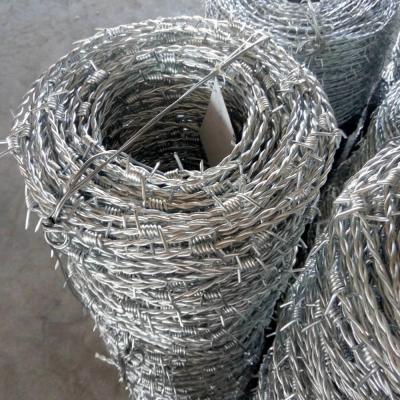 China Galvanized Single Razor Barbed Wire Arame Farpado 500m with 500m Length for sale