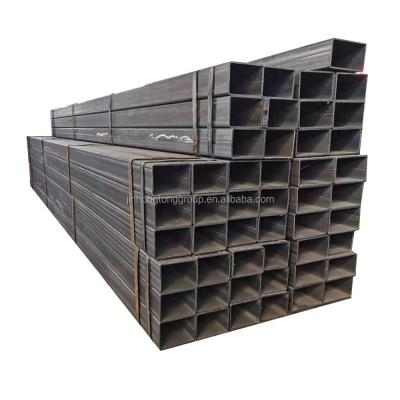 China 1.2-2mm Thickness Square Steel Pipe MS Black Carbon Iron RHS SHS Rectangular Steel Pipe 25*25 Q235b 200x200 for Products for sale