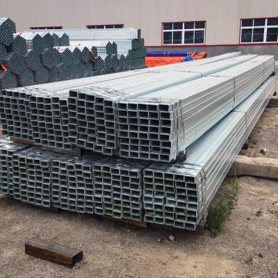 China S275J0H ASTM A36 A53 Shs Square Galvanized Structural Erw Rectangular Steel Pipe 2.5x2.5 for Structural Building Material for sale