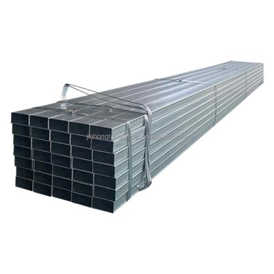 China 12M Length Q235b Galvanized Steel Pipe Tube Carre en Acier Galvanized Square Tube with Materials for sale