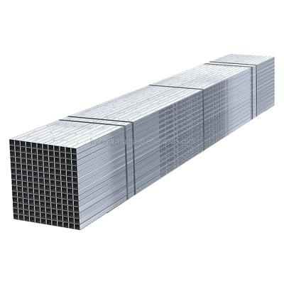 China 12M Length Q235b Galvanized Steel Pipe Tube Carre en Acier Galvanized Square Tube with Materials for sale