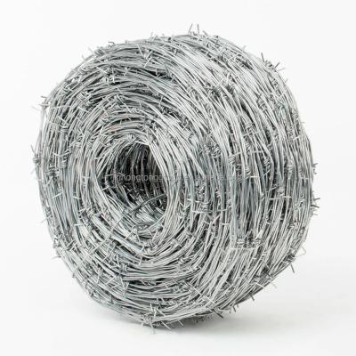 China 1.4mm-2.6mm Cross Razor Galvanized Barbed Wire Farm Fence 500M 20Kg Per Roll Razor Type Wire Gauge 1.4mm-2.6mm for sale